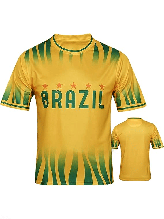 Brazil Soccer Shirt wc 2026 Fan Graphic Tee