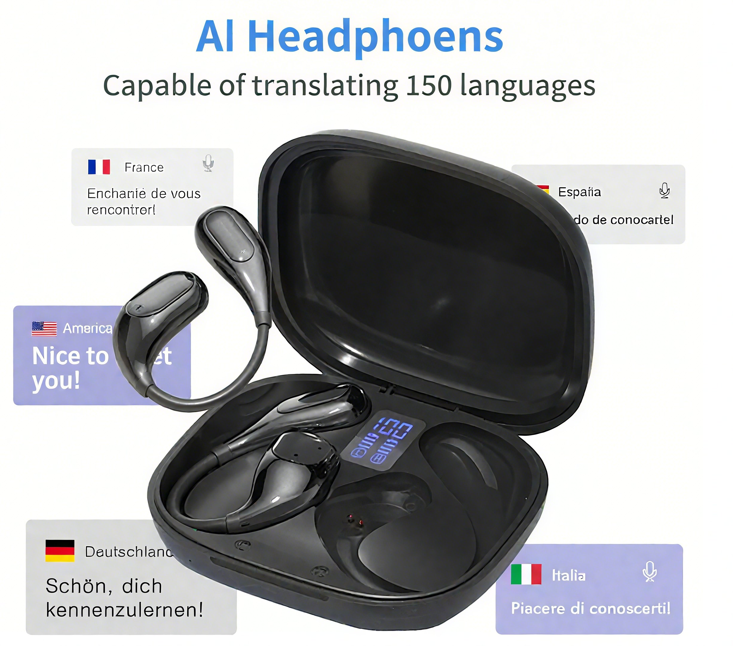 🔥Last Day 49% OFF - No Pain, No Fall – The Ultimate Ear-Hook Wireless ...