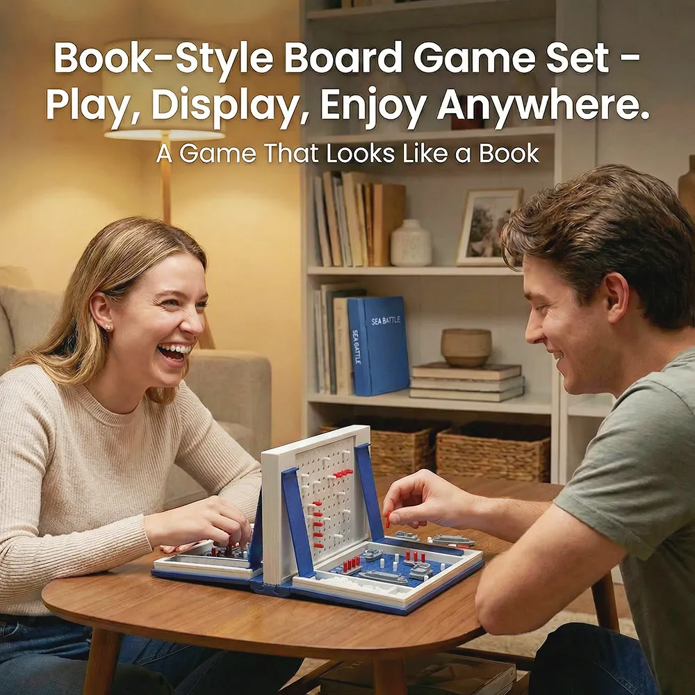 📚 Book-Style Board Game Set – Play, Display, Enjoy Anywhere