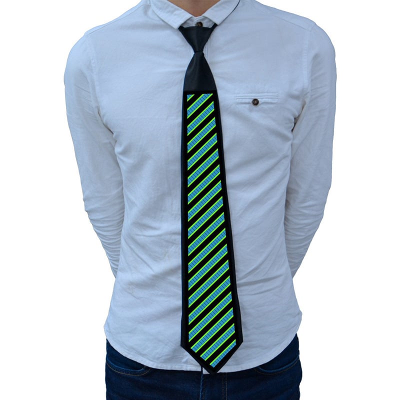Sound Control Light Up Tie For Men,Women DJ,Parties,Bars and Mardi Gras