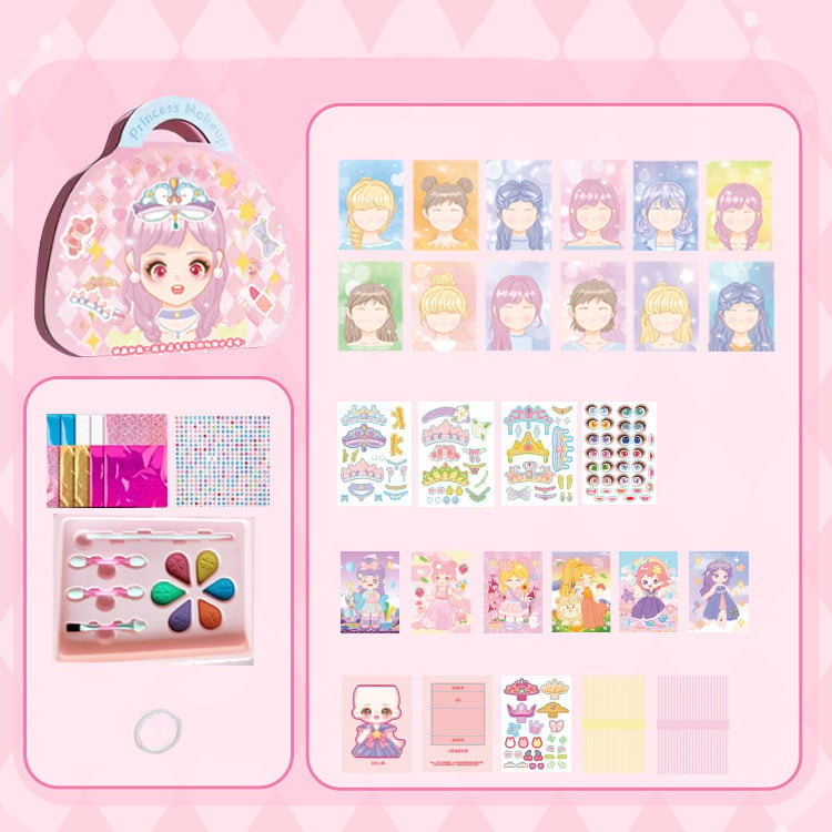 🔥Christmas 💅Fantasy 3-in-1 Princess Dress Up & Make Up Game Set💝