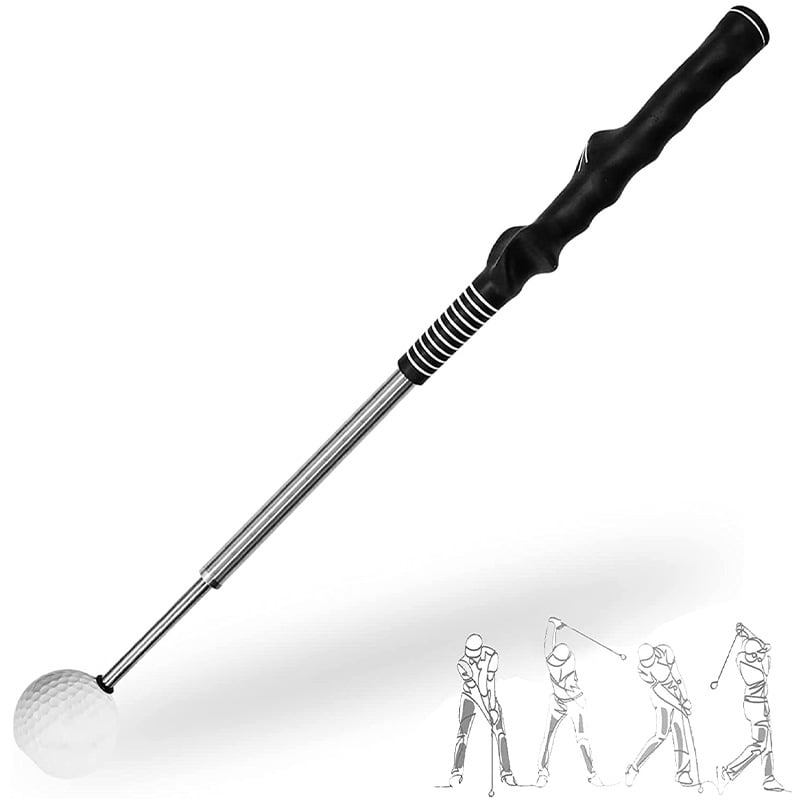 Retractable golf swing training aid - Itemmatter